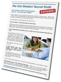 The Car Dealers’ Secret Profit – Exposed!